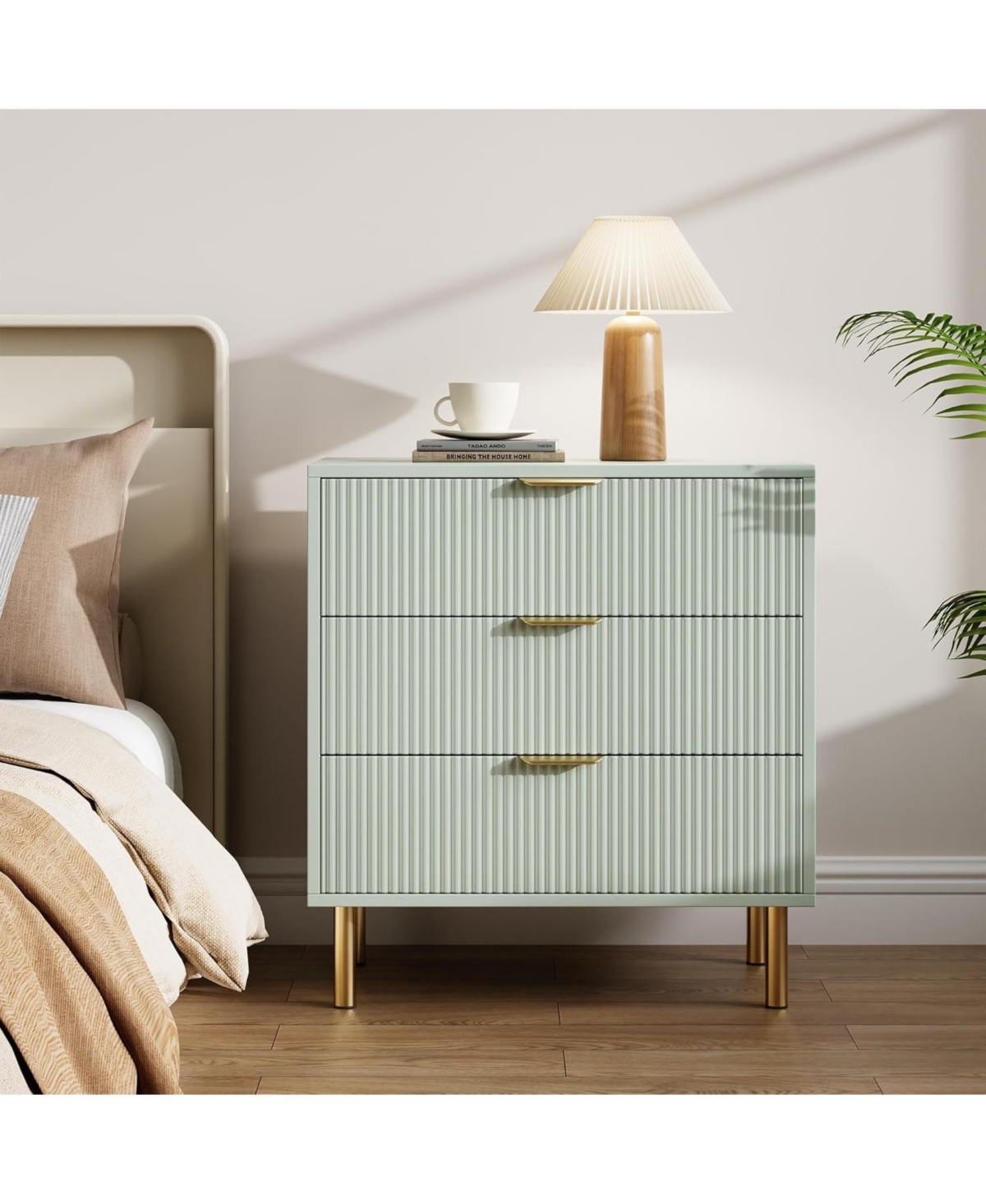 Click here for Gaomon Modern 3 Drawer Dresser for Bedroom  Wood C... prices