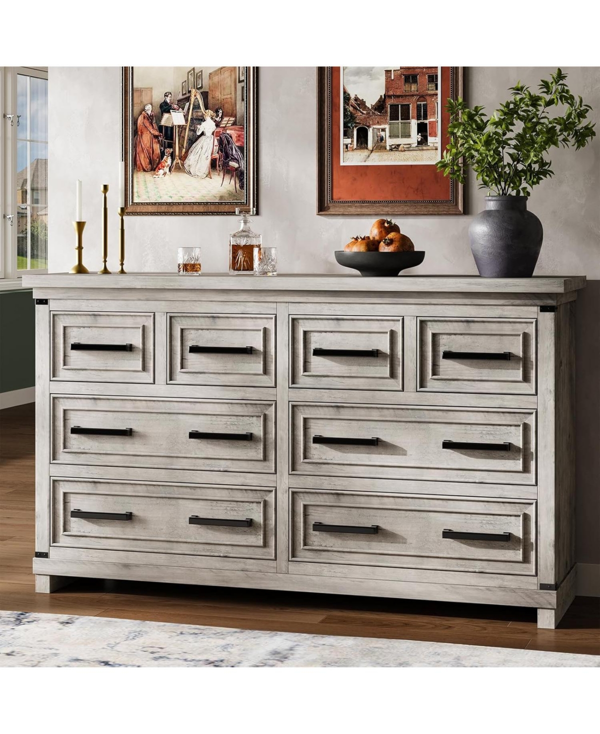 Click here for gaomon 8 Drawers Dresser Chests for Bedroom  55&#x... prices