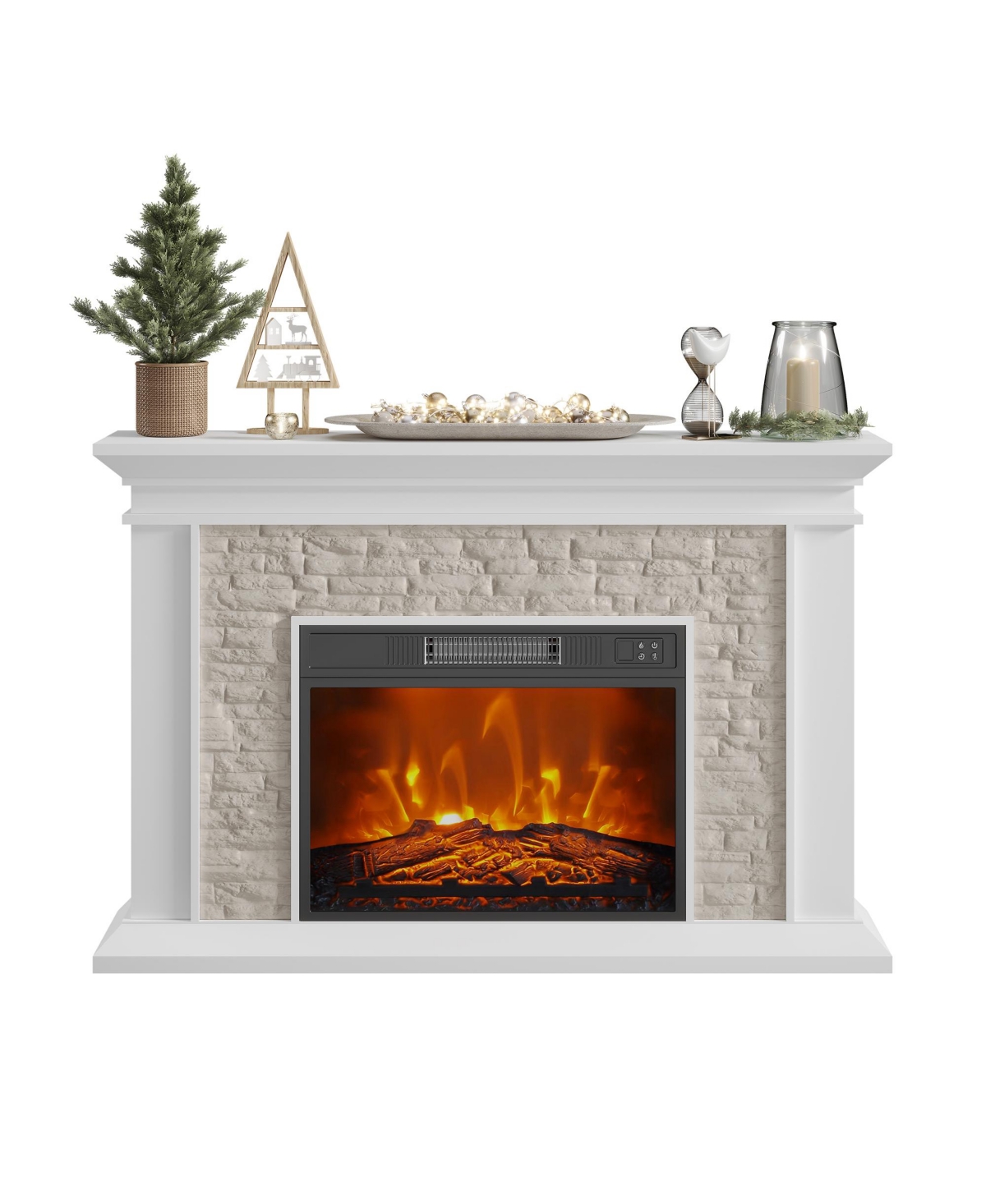 Click here for Vlsrka 47.2 Electric Fireplace with Remote & Adjus... prices