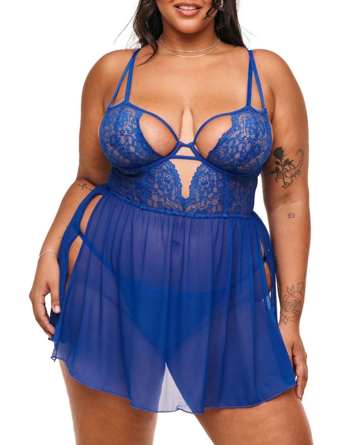 Click here for Adore Me Rae Womens Plus-Size Unlined Babydoll & G... prices