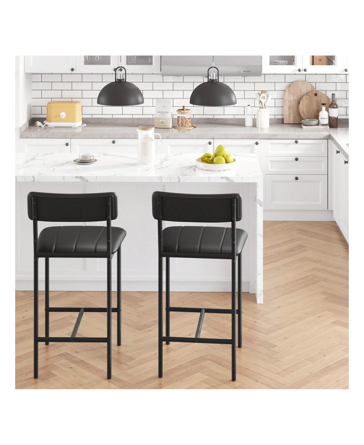 Click here for Gaomon Bar Stools Set Of 2  Counter Height Bar Sto... prices