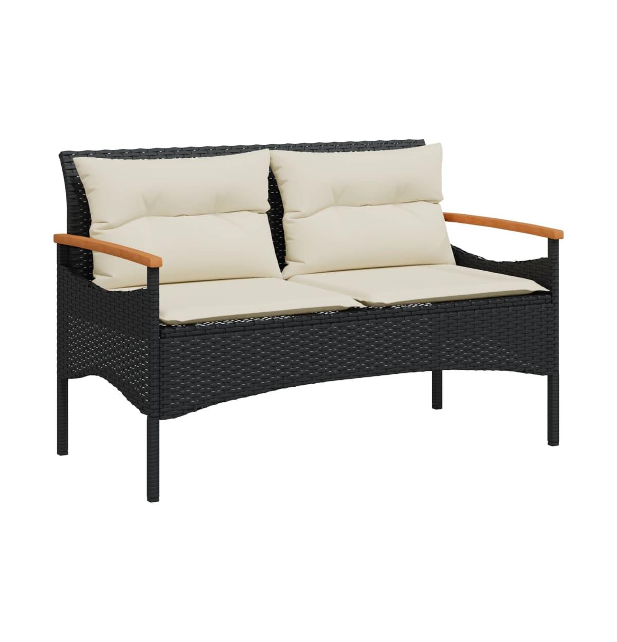 Click here for vidaXL Patio Bench with Cushions 45.7"x24.6&#... prices