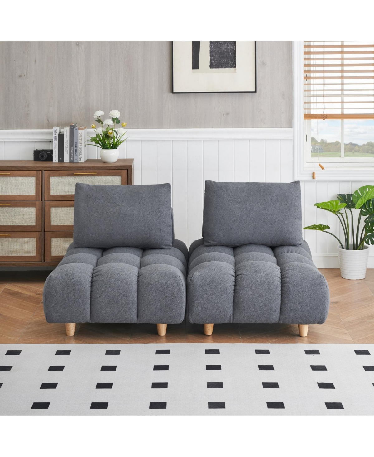 Click here for Streamdale Furniture Teddy Sofa 60" Cozy Fabr... prices