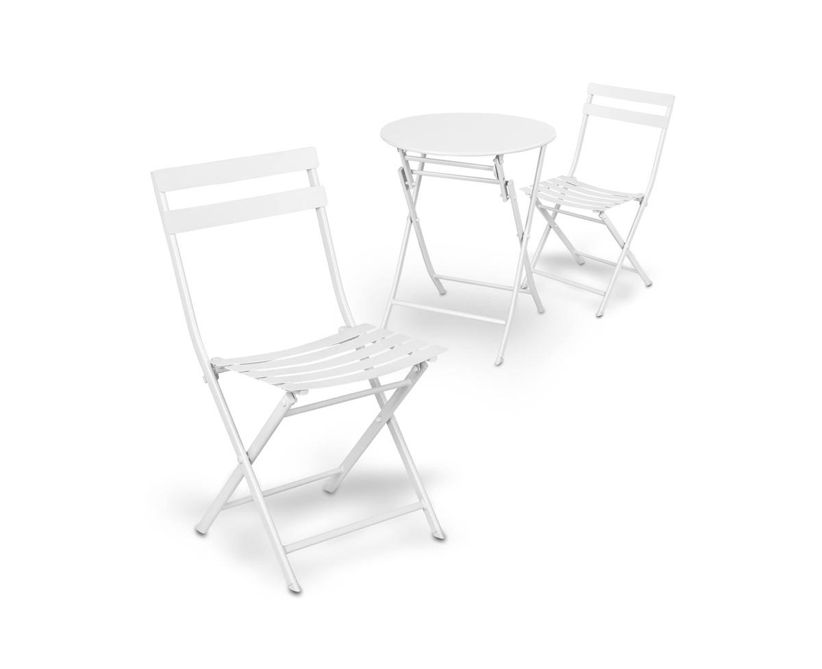 Click here for gaomon 3-Piece Folding Patio Bistro Set  White Out... prices