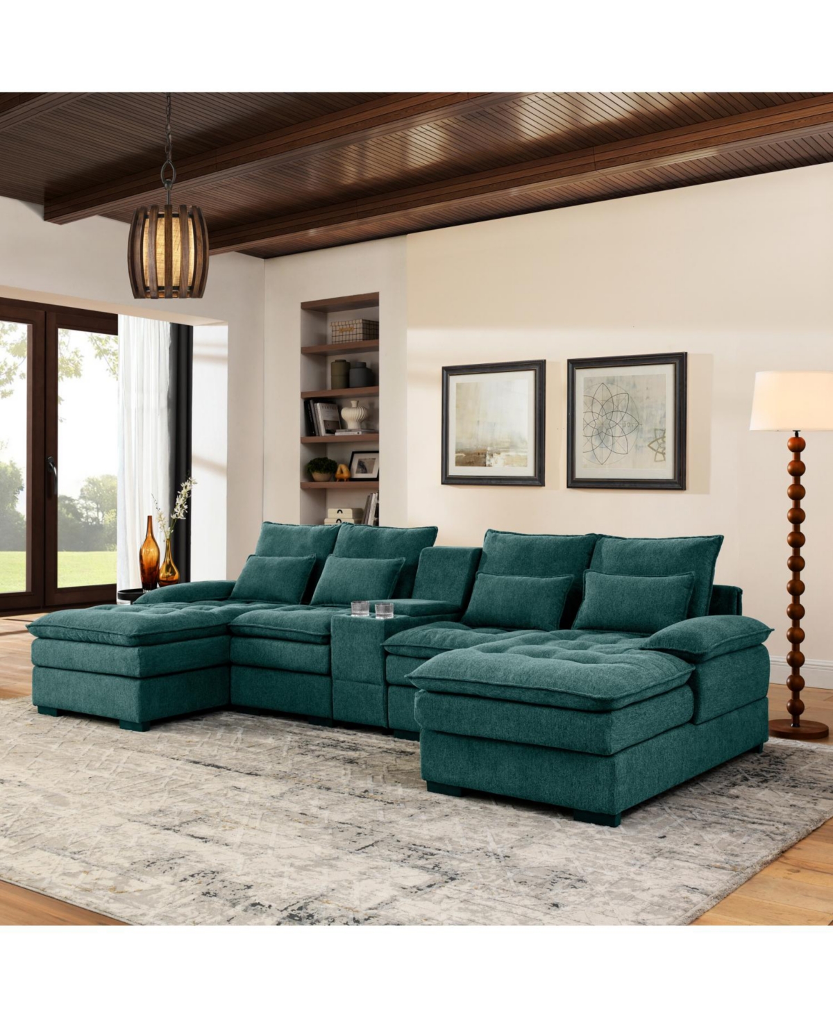 Click here for Streamdale Furniture 130" U-Shaped Sofa  Cons... prices