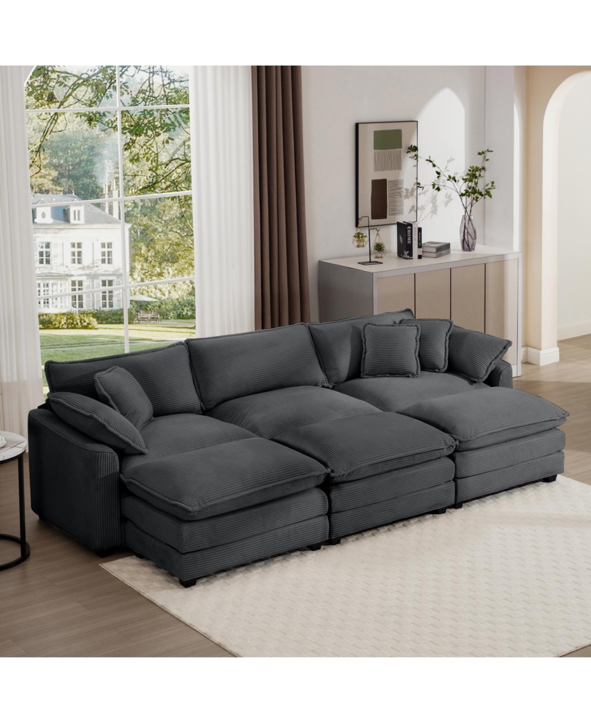 Click here for Streamdale Furniture Oversized Modular Corduroy So... prices