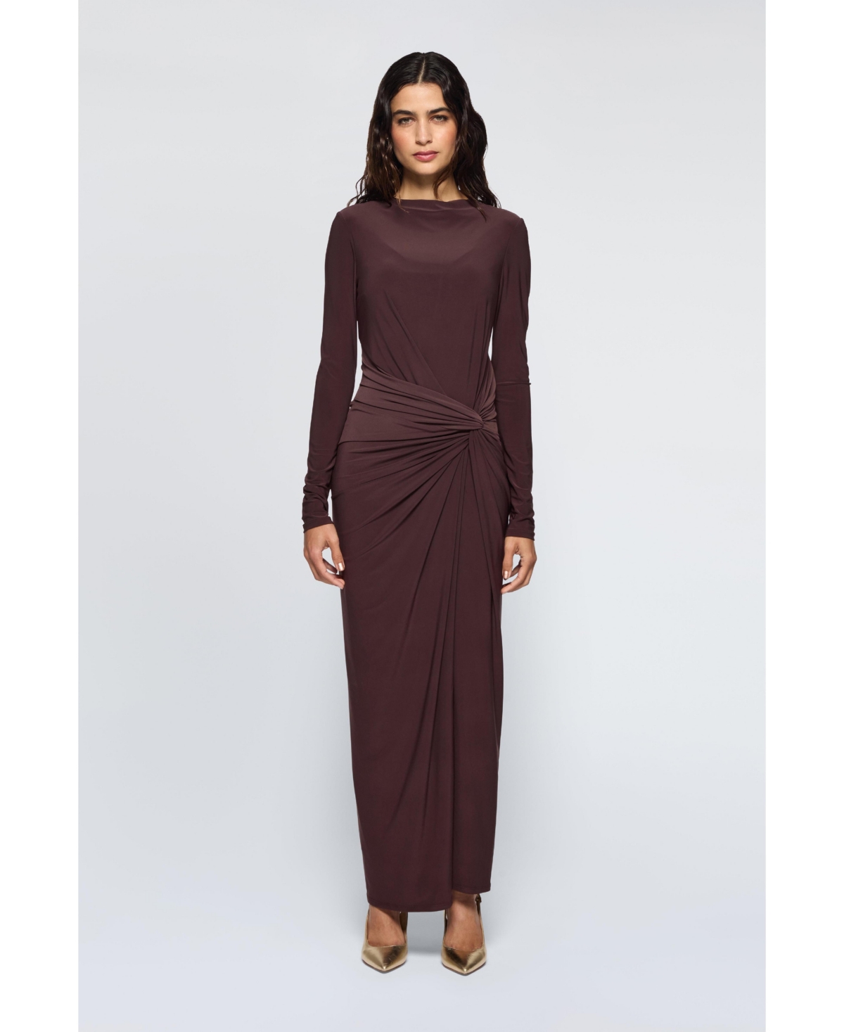 Click here for Daska Womens Athena Dress - Chocolate prices