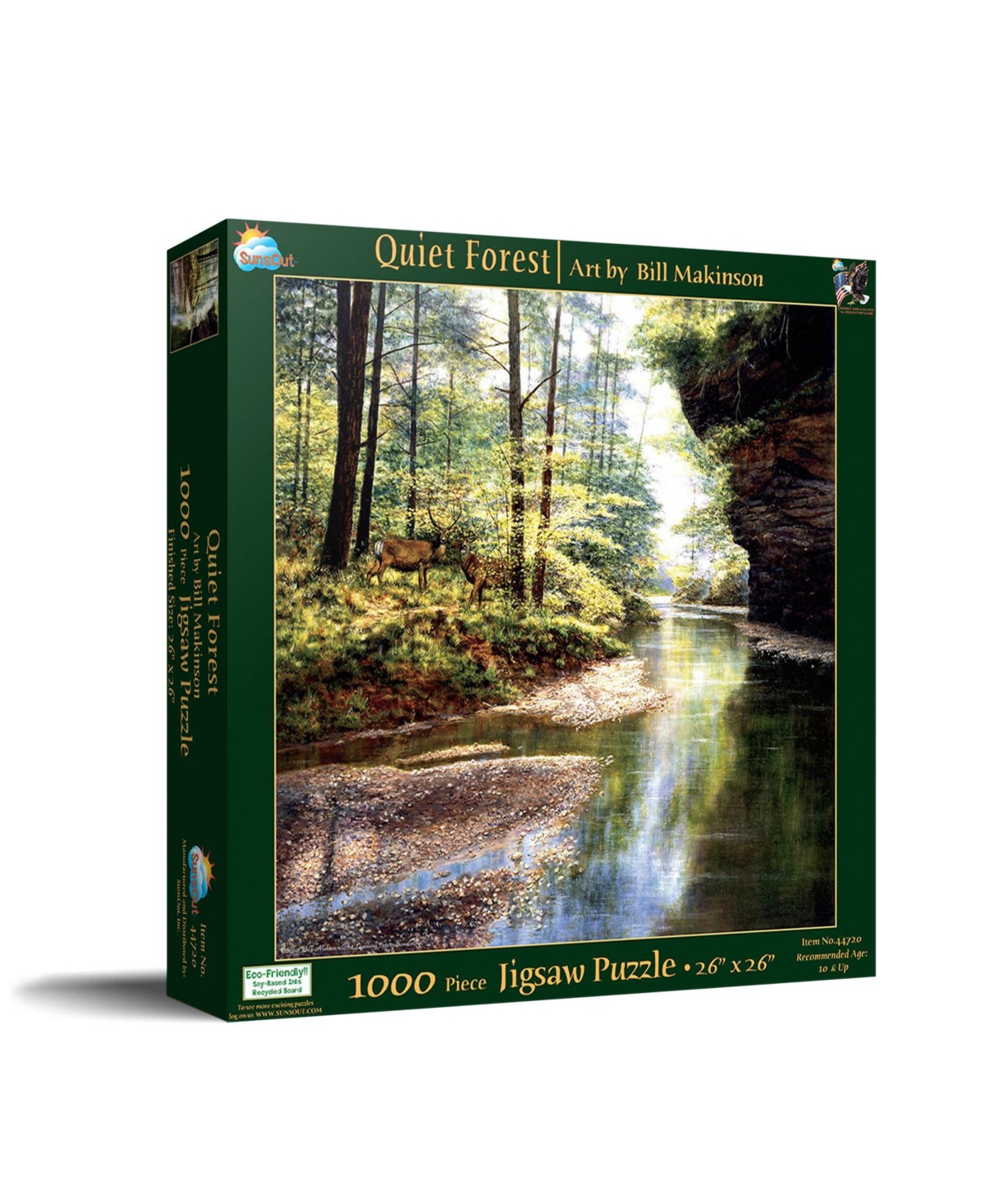 Click here for Quiet Forest 1000 piece Jigsaw Puzzle for Adults prices