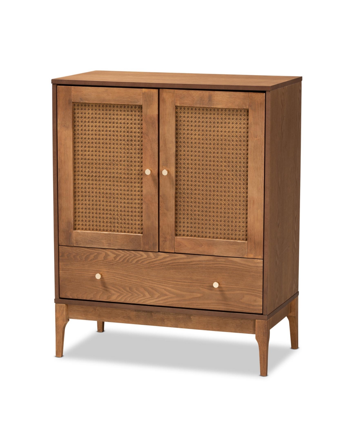 Click here for Boxton Studio Ramiel 30.1 Rattan Mid-Century Sideb... prices