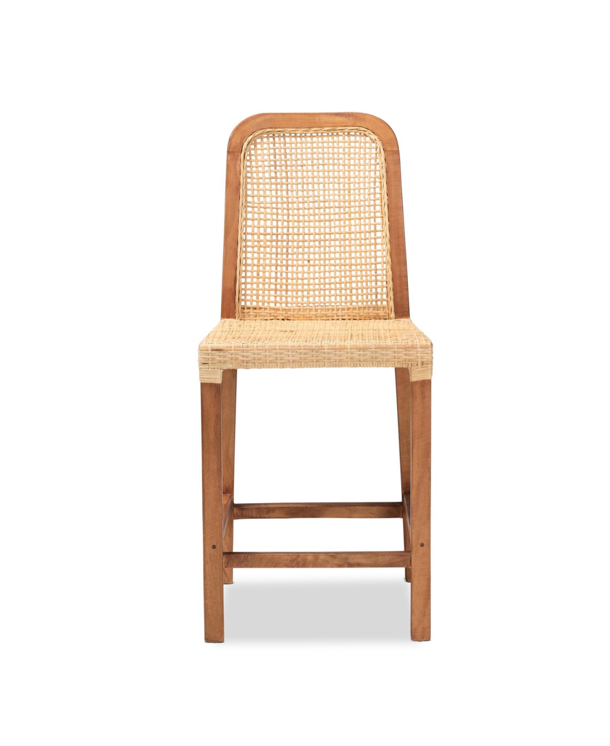 Click here for Furniture Caspia 20.25 Rattan Mid-Century Counter... prices