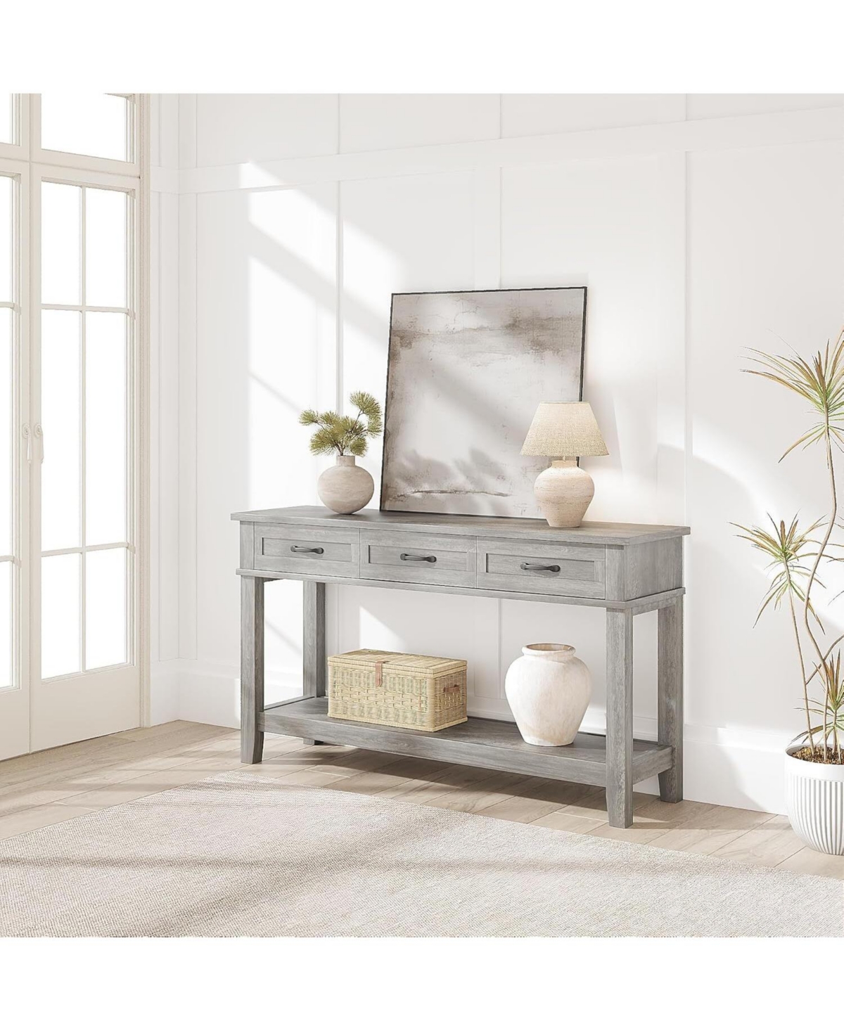 Click here for gaomon 52" Console Table Entryway Table with... prices