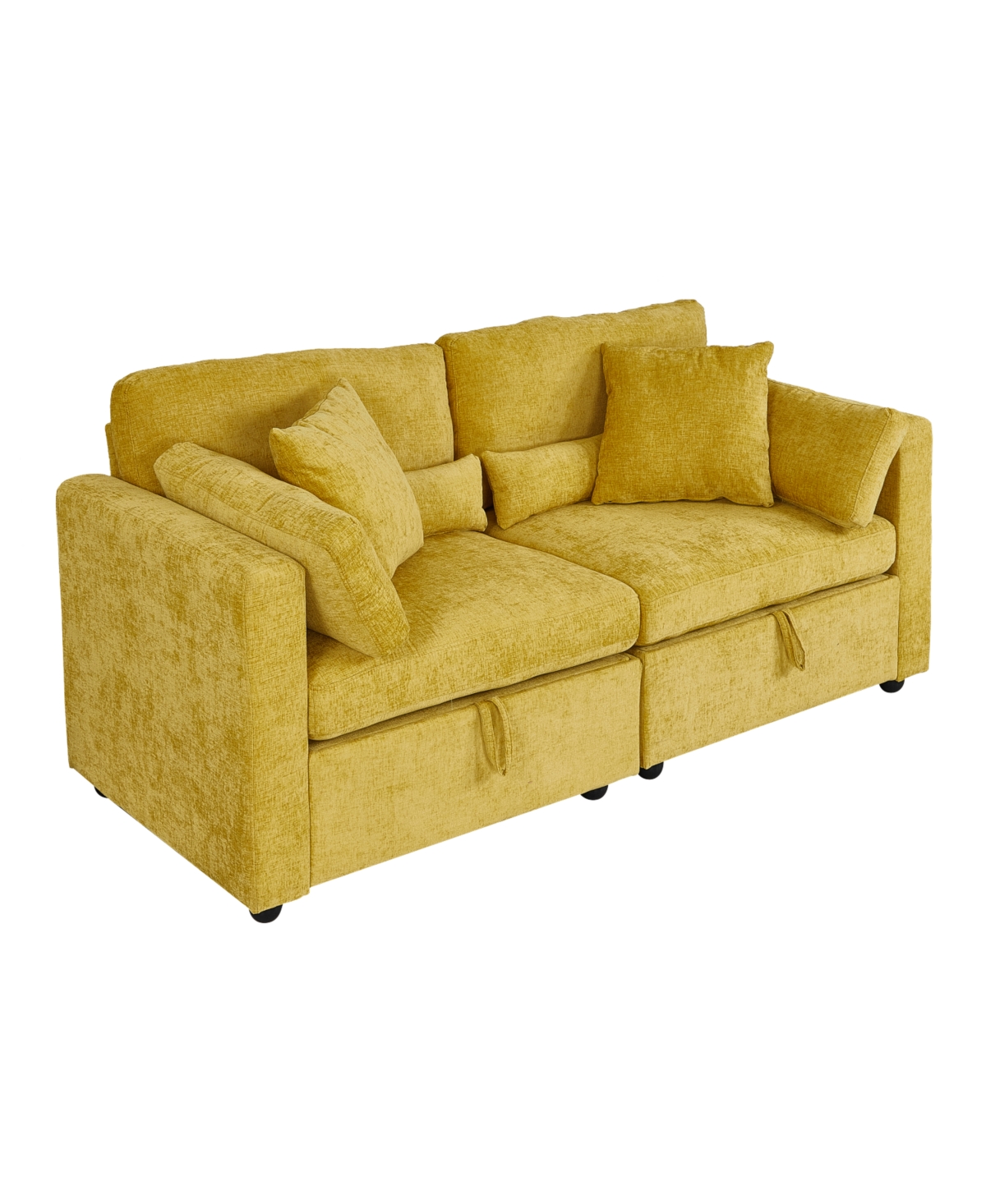 Click here for Streamdale Furniture Chenille Fleece Sofa: 500lb C... prices