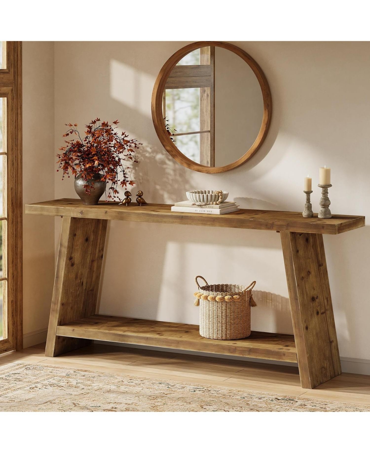 Click here for Tribesigns 70.9" Solid Wood Console Table  Na... prices