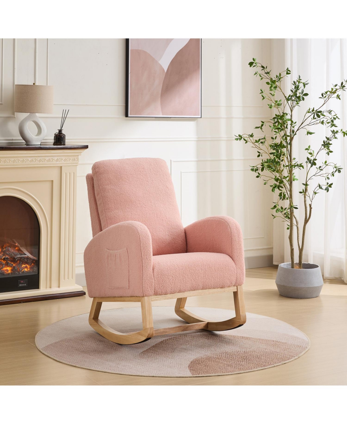 Click here for Streamdale Furniture Sherpa Glider Rocking Chair -... prices