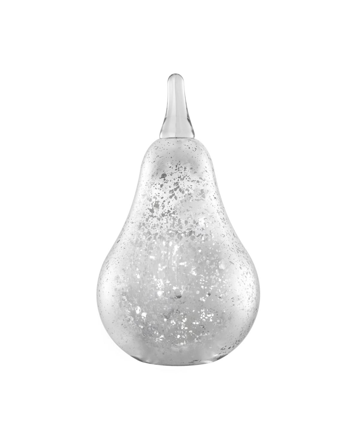 Click here for Danya B Alloya Pear Glass Sculpture - Silver prices