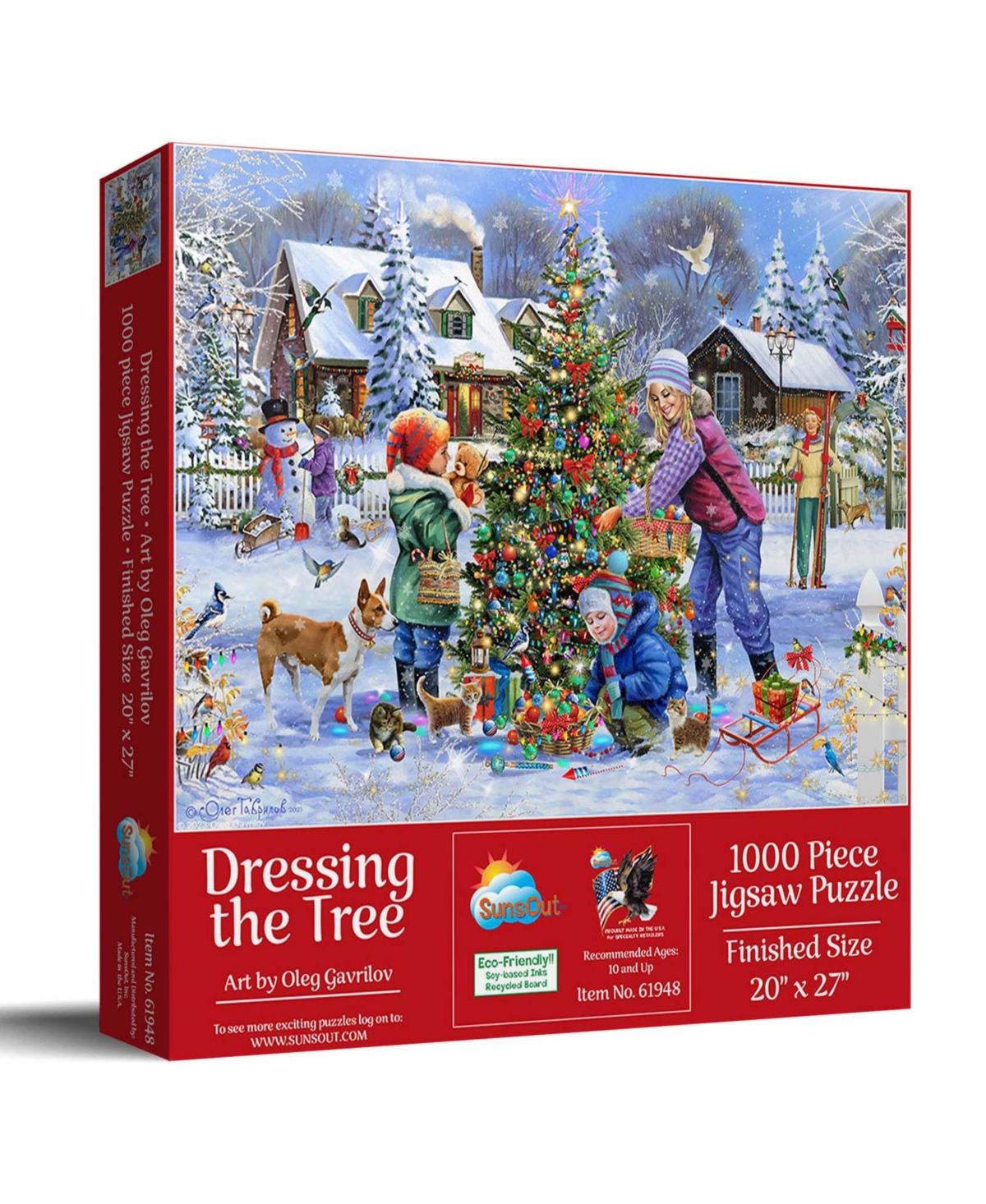 Click here for SunsOut Dressing the Tree 1000 piece Jigsaw Puzzle... prices