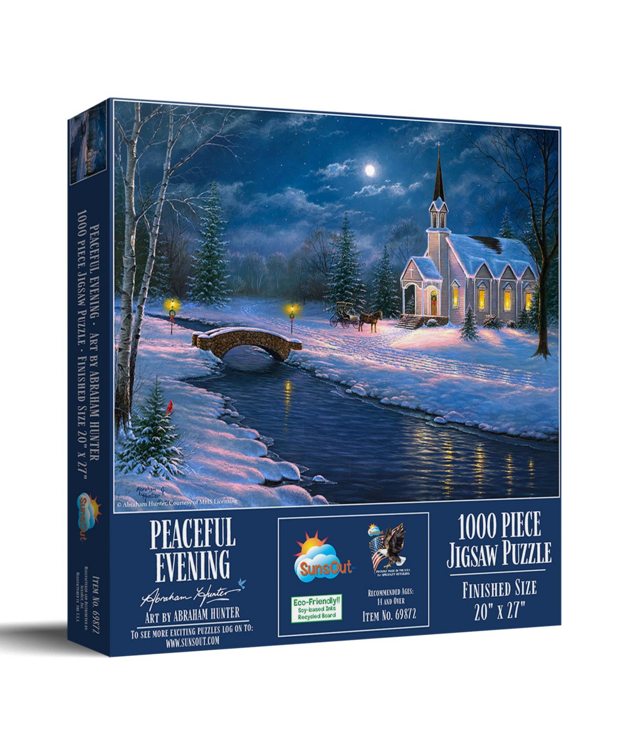 Click here for SunsOut Peaceful Evening 1000 piece Jigsaw Puzzle... prices