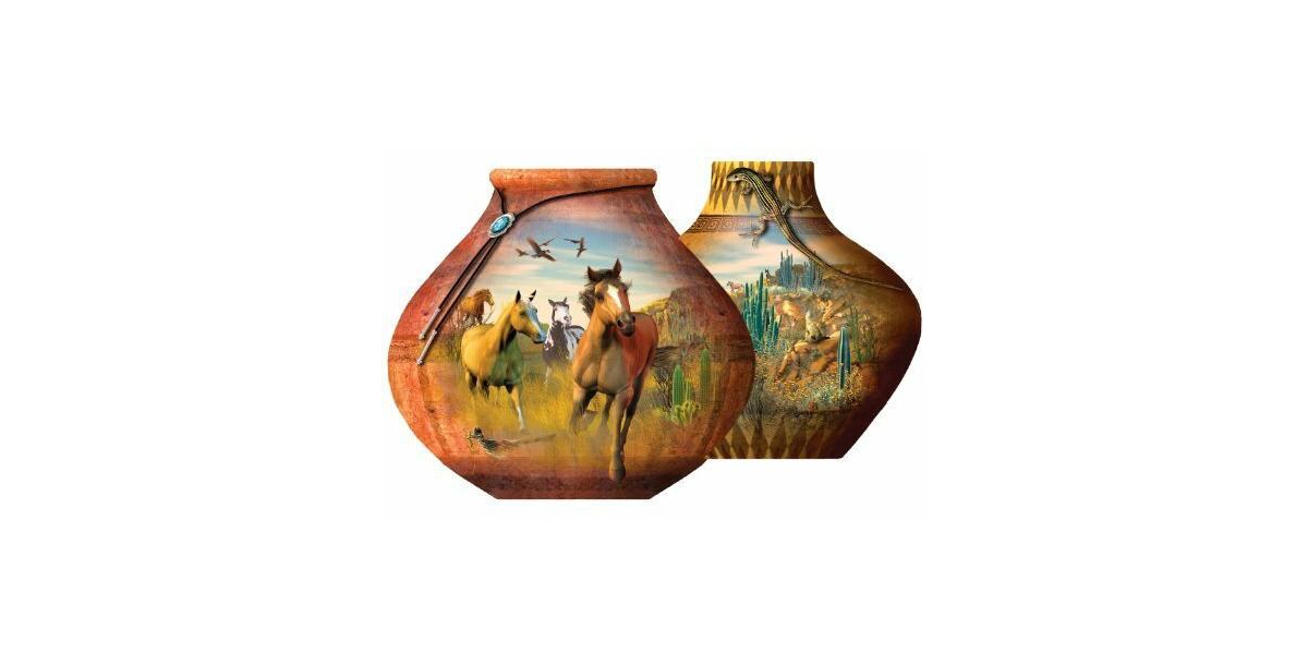 Click here for SunsOut Southwestern Pots 1000 piece Jigsaw Puzzle... prices
