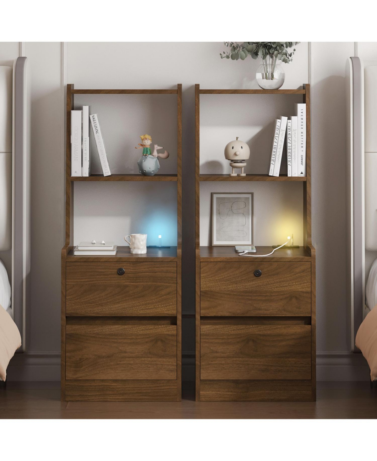 Click here for Streamdale Nightstands Set of 2  Charging  Night L... prices