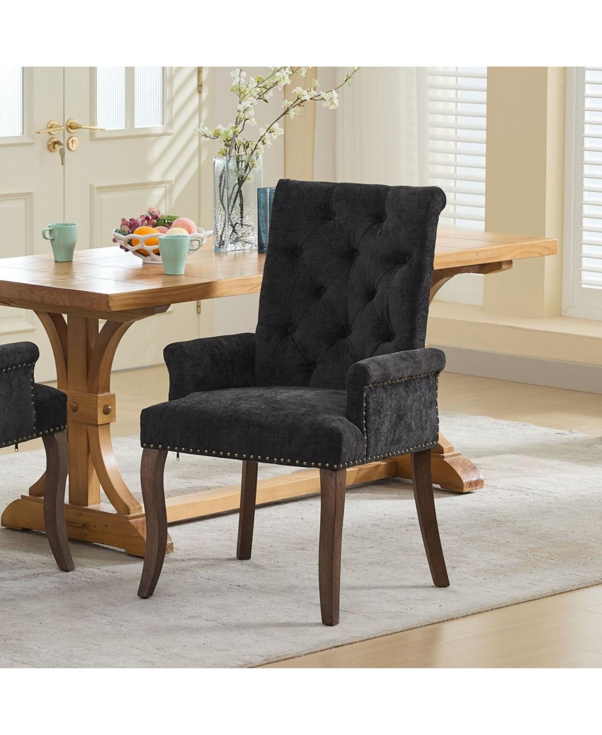 Click here for Streamdale Furniture Chenille Upholstered Dining C... prices