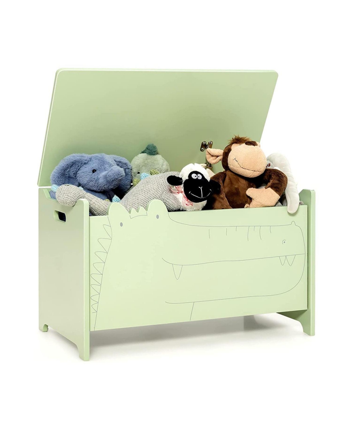 Click here for Kids Toy Box with Safety Hinge for Secure Storage... prices