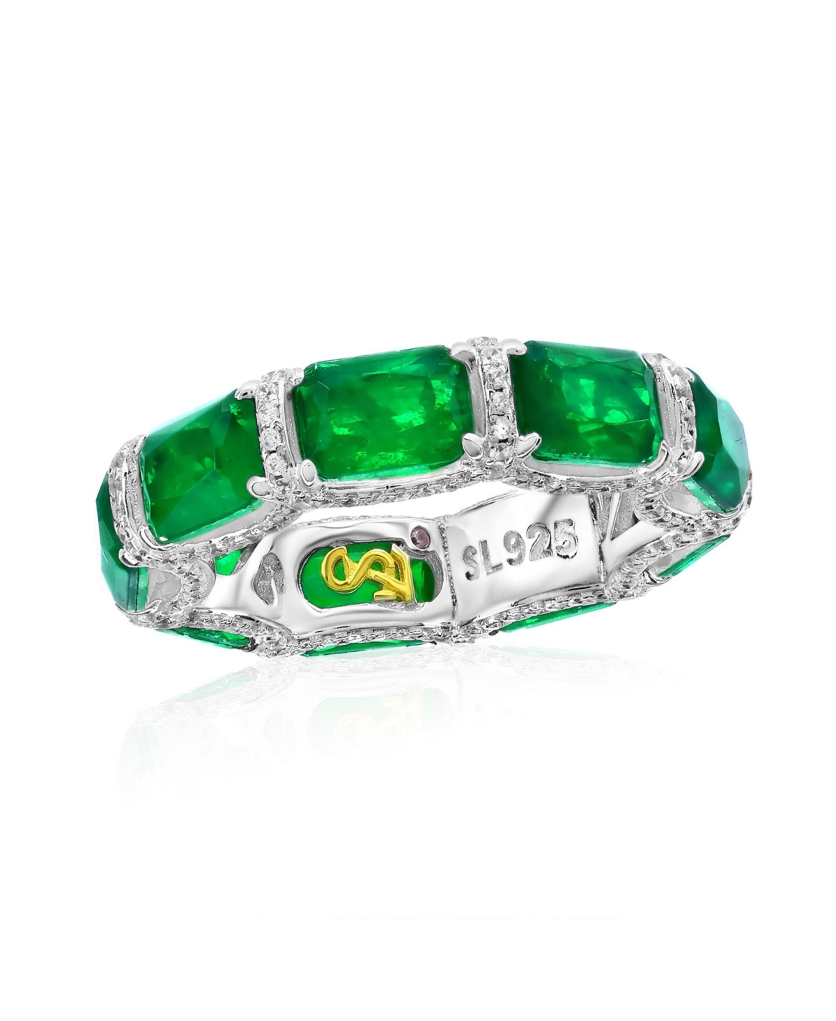 Click here for Suzy Levian Gala Collection Sterling Silver Emeral... prices