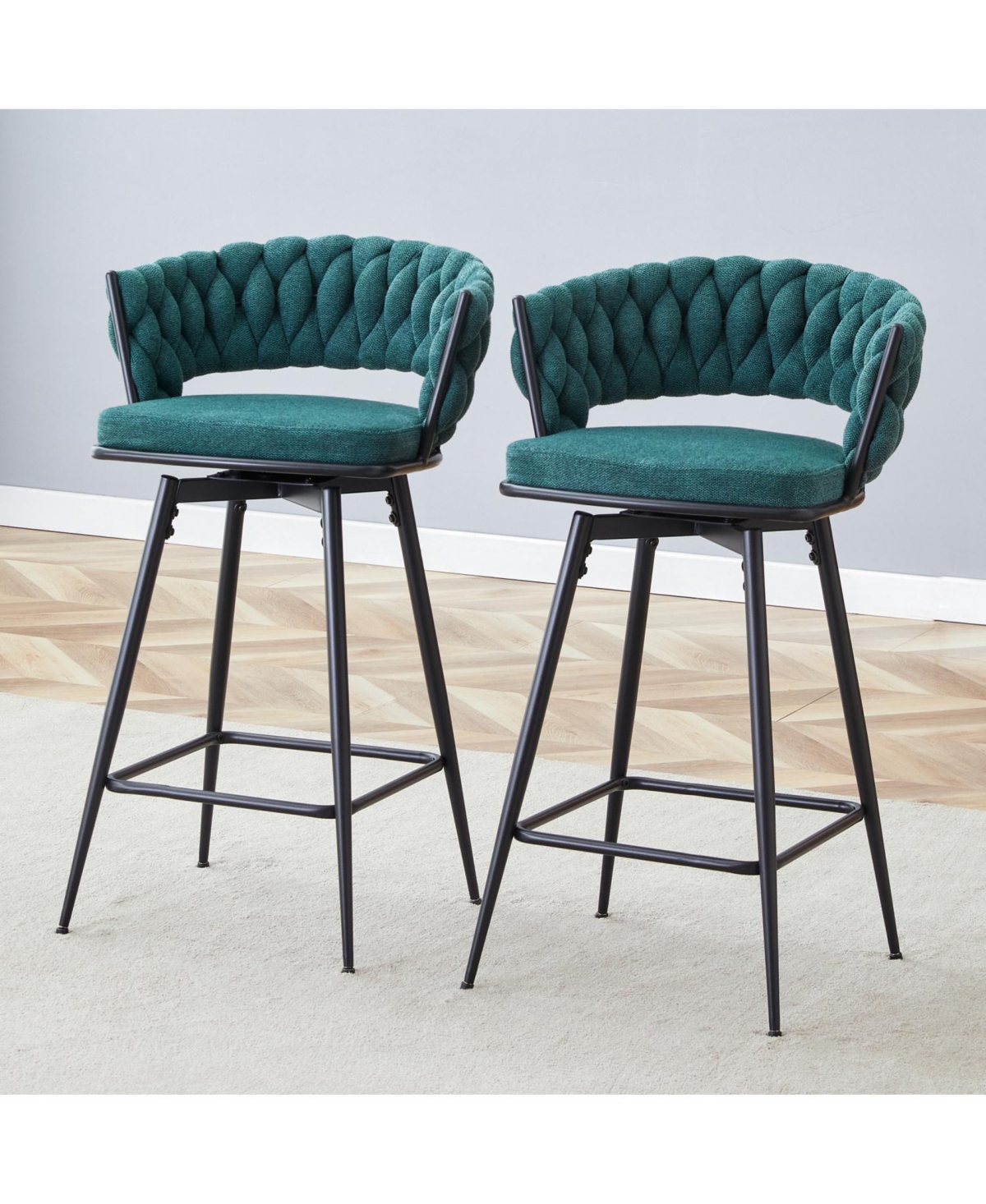 Click here for Streamdale Furniture Retro Green Rotating Bar Stoo... prices