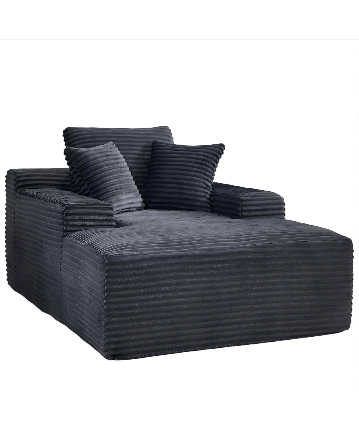 Click here for Boyel Living 67 Inch White Velvet Chaise Lounge Ch... prices