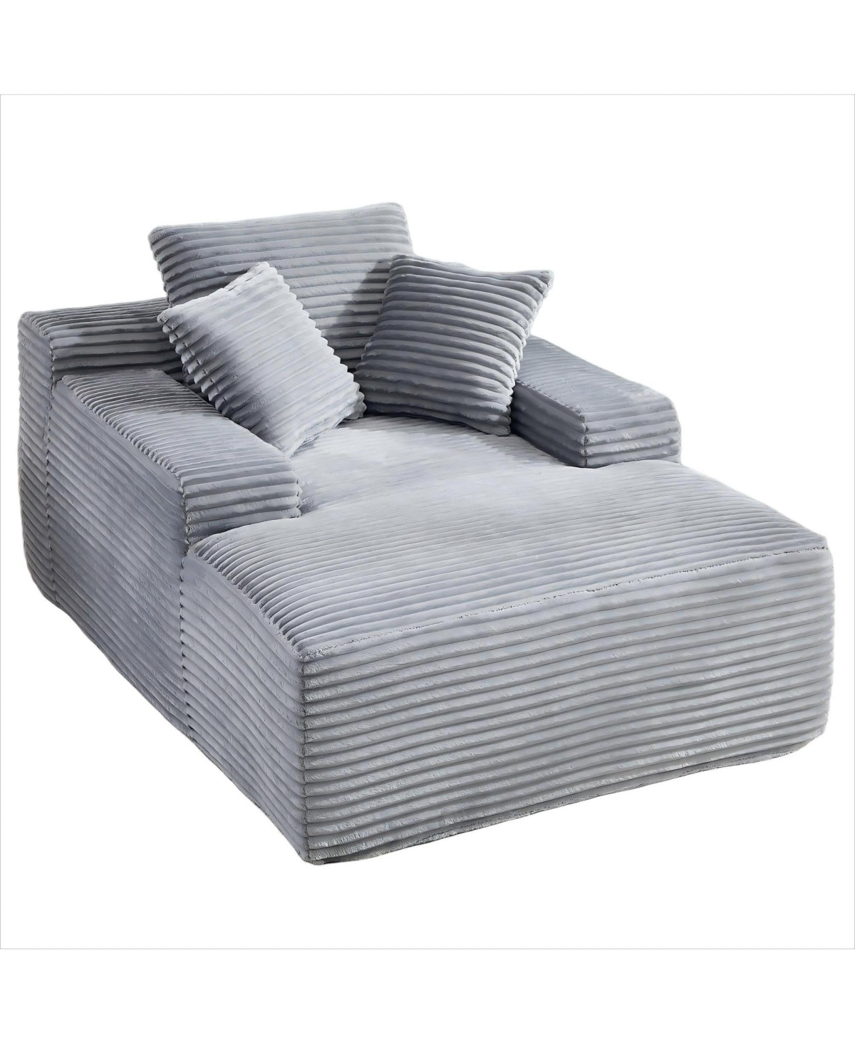 Click here for Boyel Living 67 Inch White Velvet Chaise Lounge Ch... prices