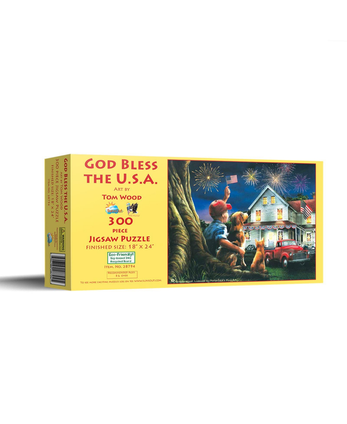 Click here for SunsOut God Bless the Usa 300 piece Jigsaw Puzzle... prices