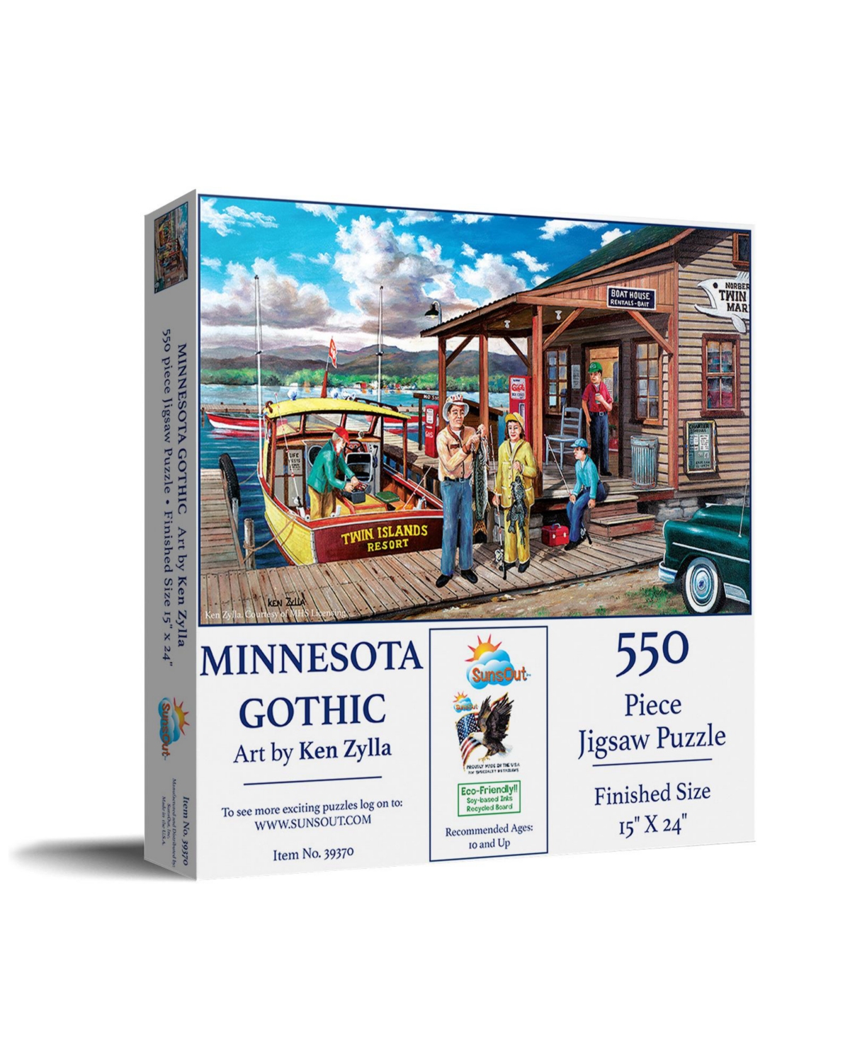 Click here for SunsOut Minnesota Gothic 550 piece Jigsaw Puzzle f... prices