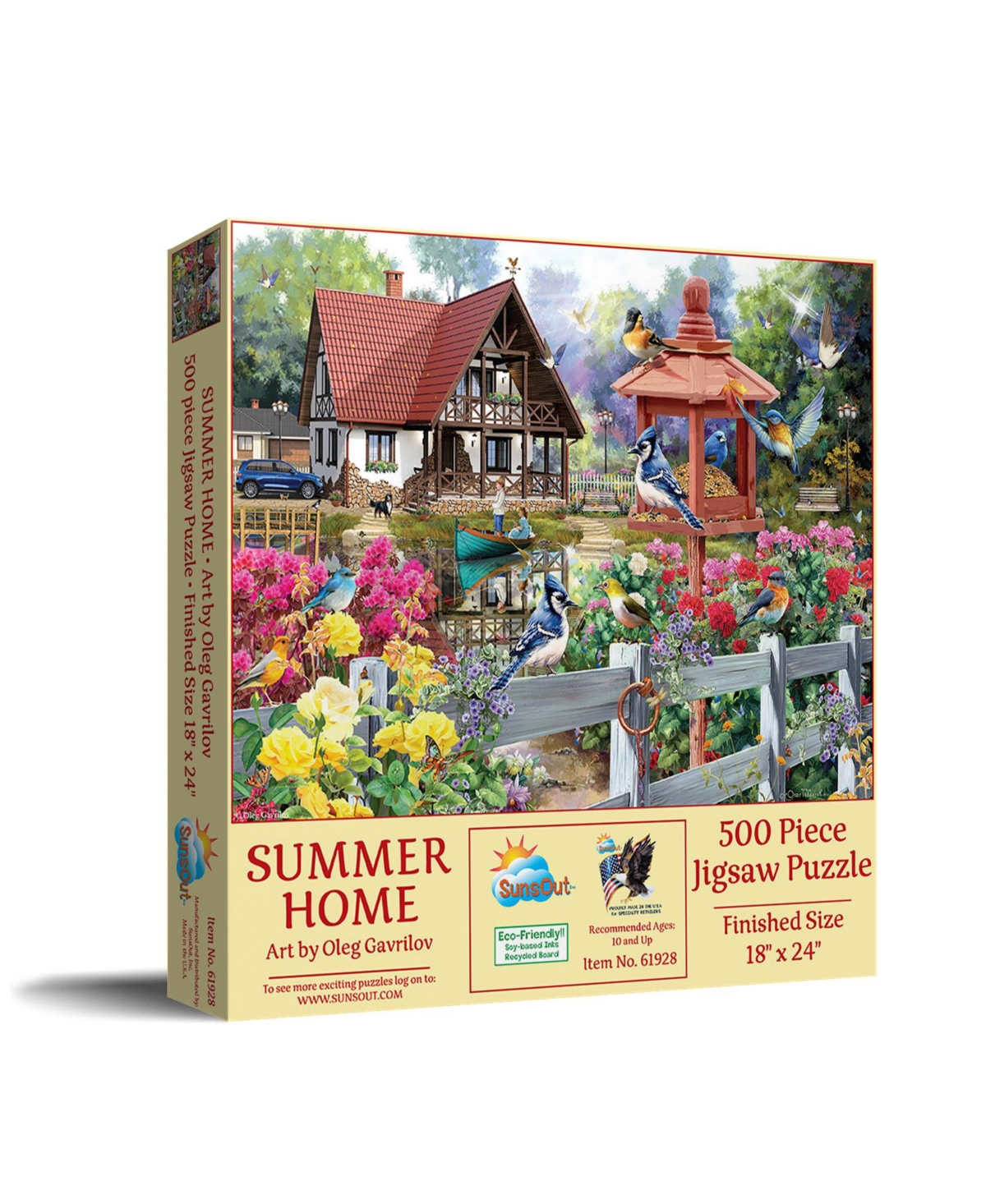 Click here for SunsOut Summer Home 500 piece Jigsaw Puzzle for Ad... prices