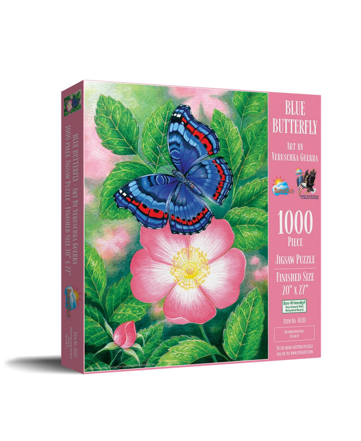 Click here for SunsOut Blue Butterfly 1000 piece Jigsaw Puzzle fo... prices