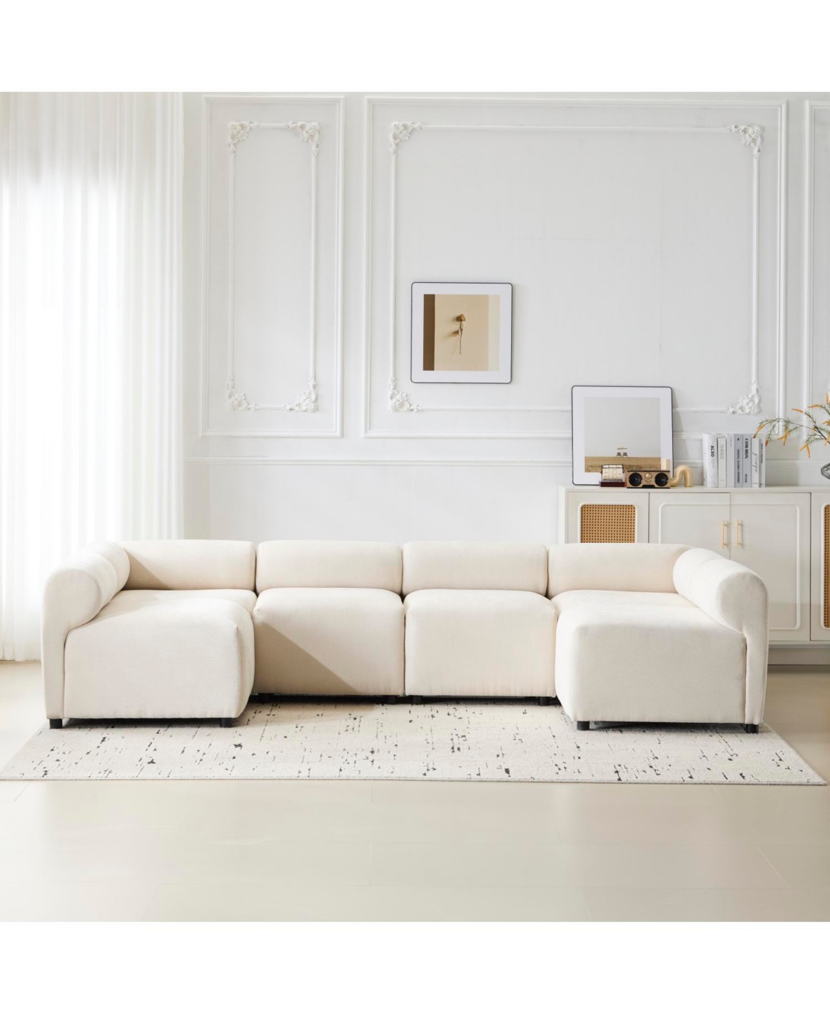 Click here for Streamdale Furniture Evelyn 114" 6-Piece U-Sh... prices