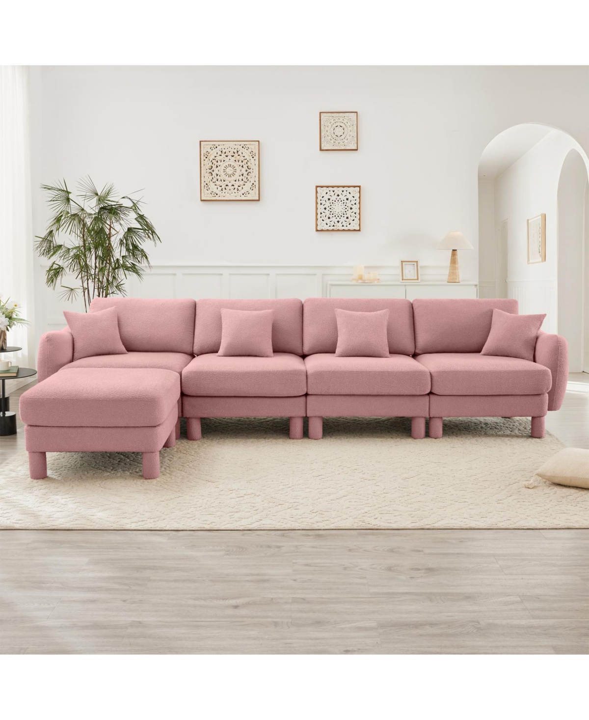 Click here for Streamdale Furniture Boucle Convertible Sectional... prices