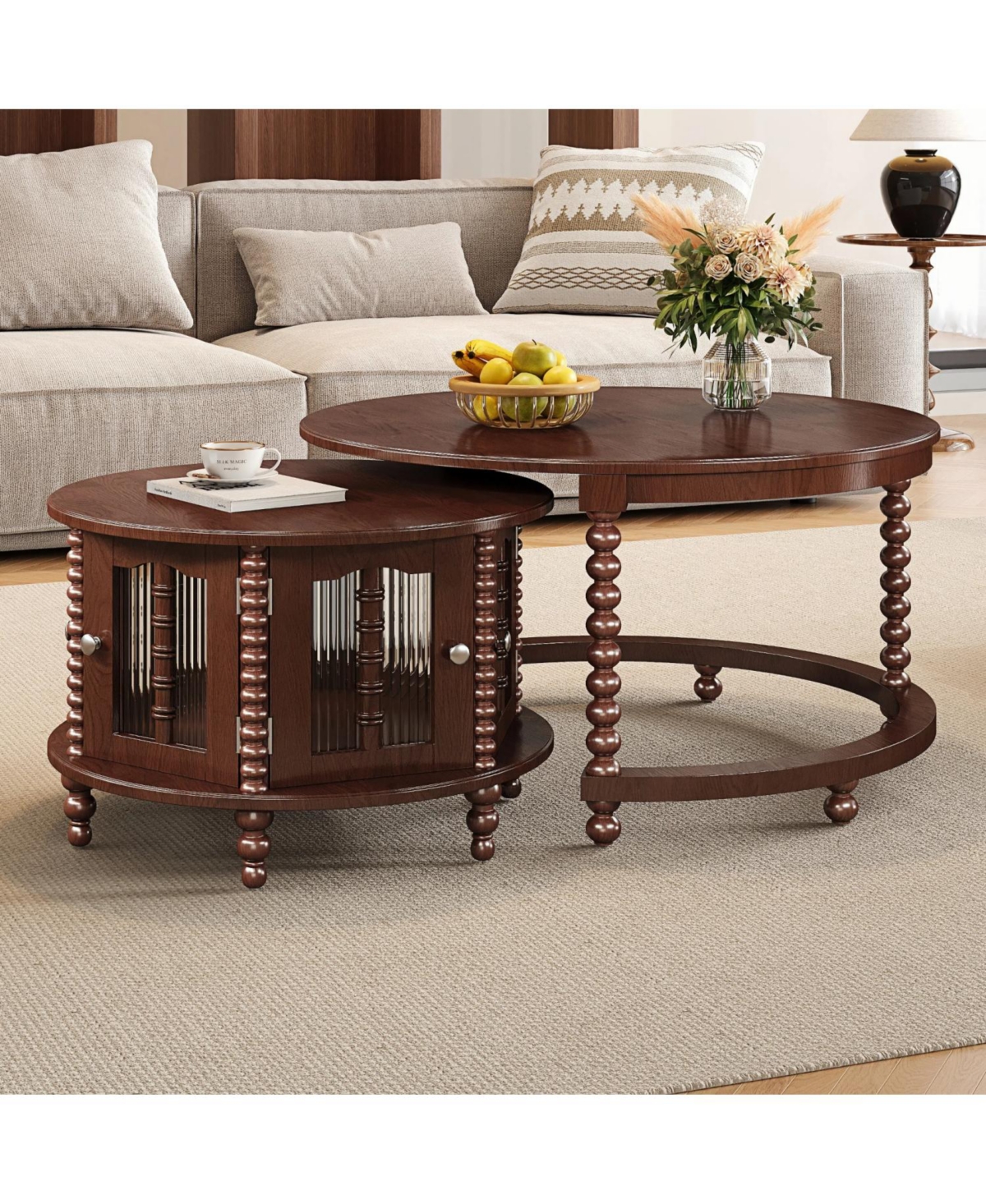 Click here for Streamdale Furniture Vintage Round Nesting Coffee... prices