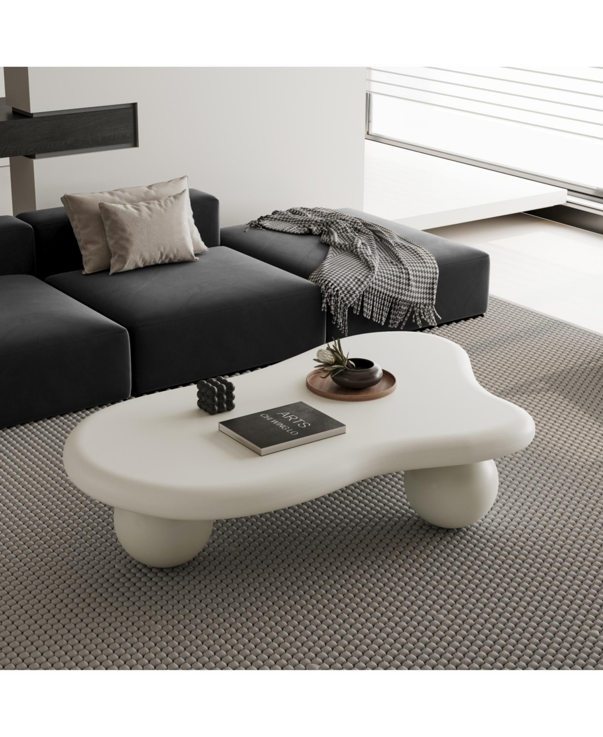 Click here for Streamdale Furniture Cloud Shaped Coffee Table wit... prices
