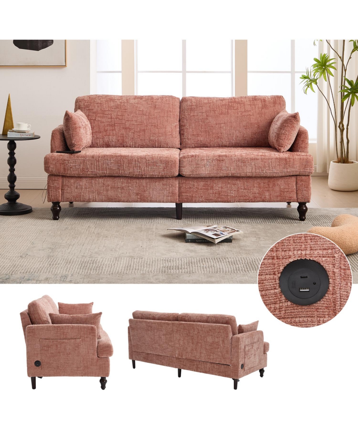 Click here for Streamdale Furniture Streamdale Modern Chenille 2-... prices