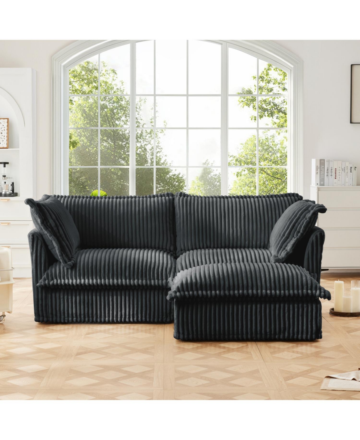 Click here for Streamdale Furniture Slipcovered Sectional Sofa wi... prices