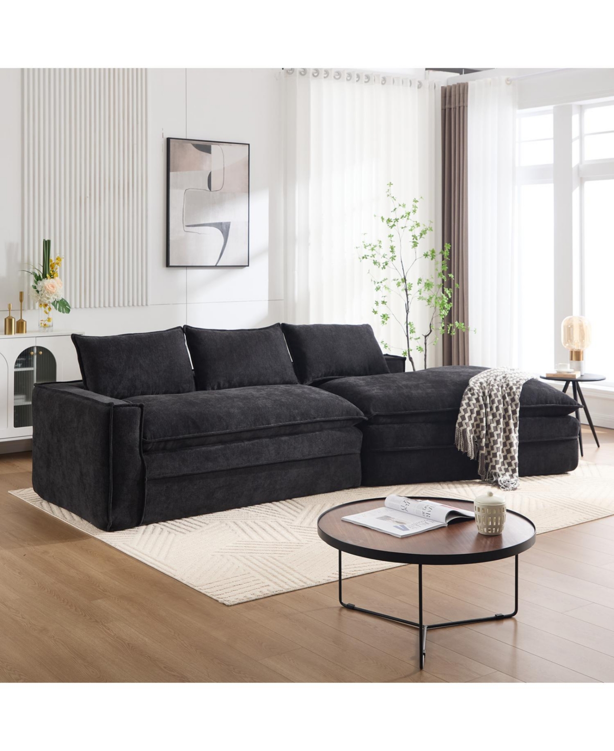 Click here for Streamdale Furniture Modern Minimalist Sectional S... prices