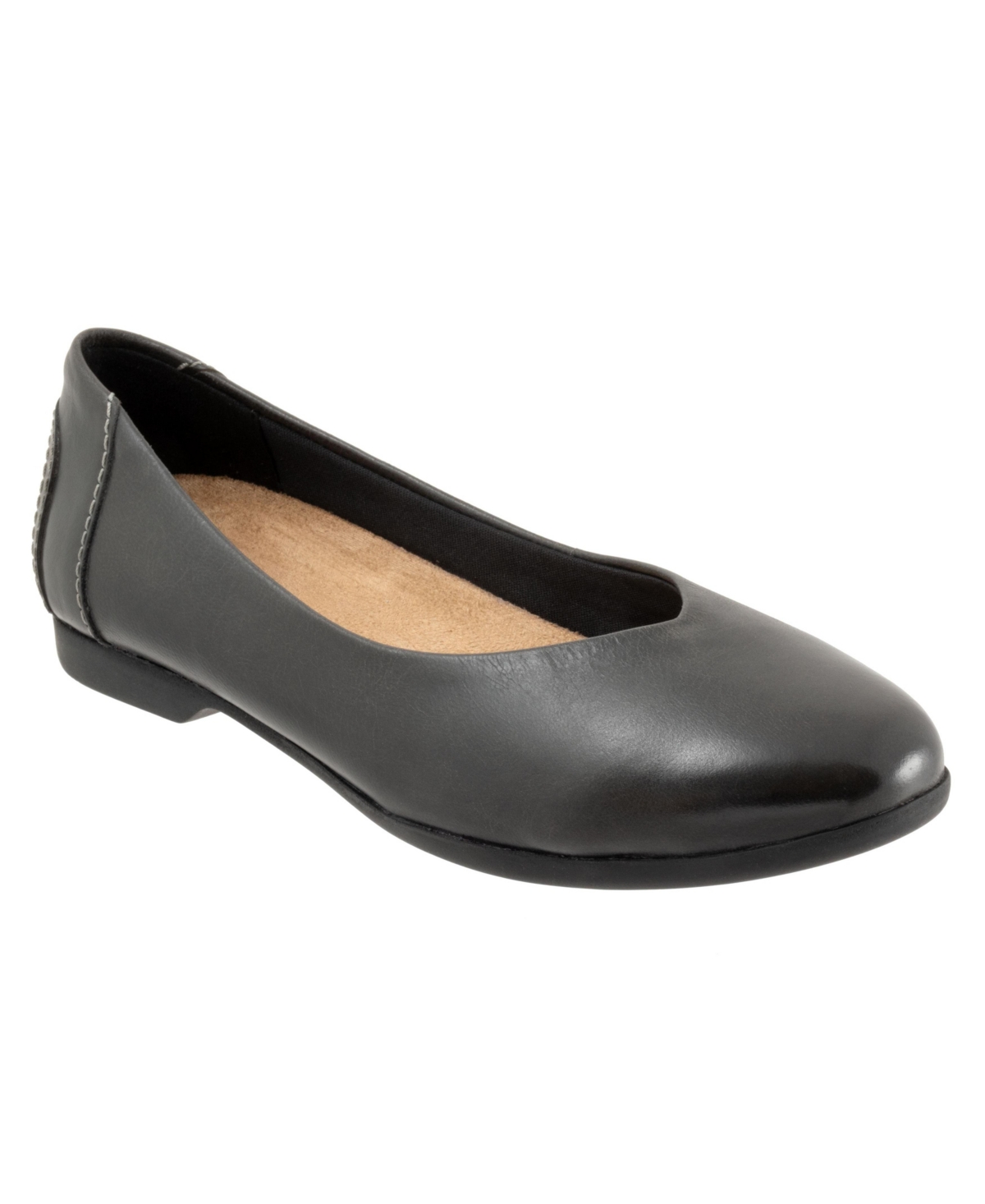 Click here for Trotters Womens Iris Flat - Black prices