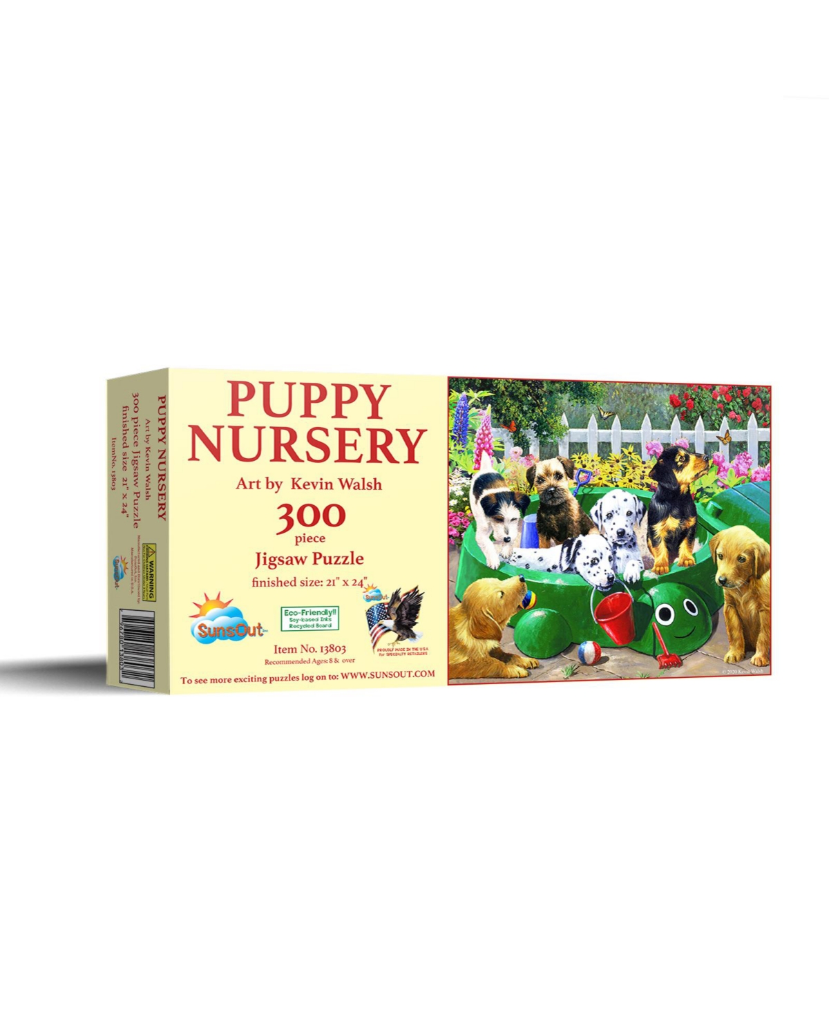 Click here for SunsOut Puppy Nursery 300 piece Jigsaw Puzzle for... prices