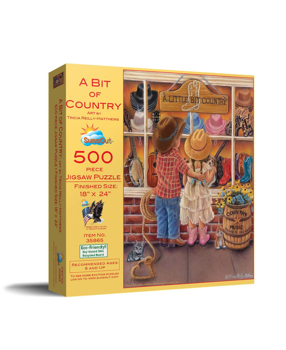 Click here for SunsOut A Bit of Country 500 piece Jigsaw Puzzle f... prices
