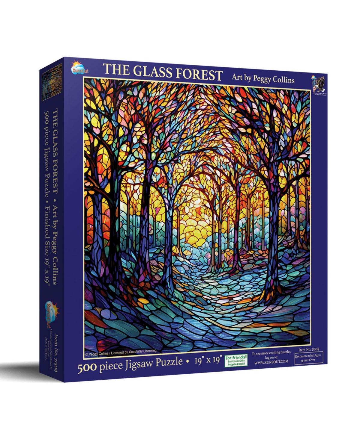 Click here for SunsOut The Glass Forest 500 piece Jigsaw Puzzle f... prices