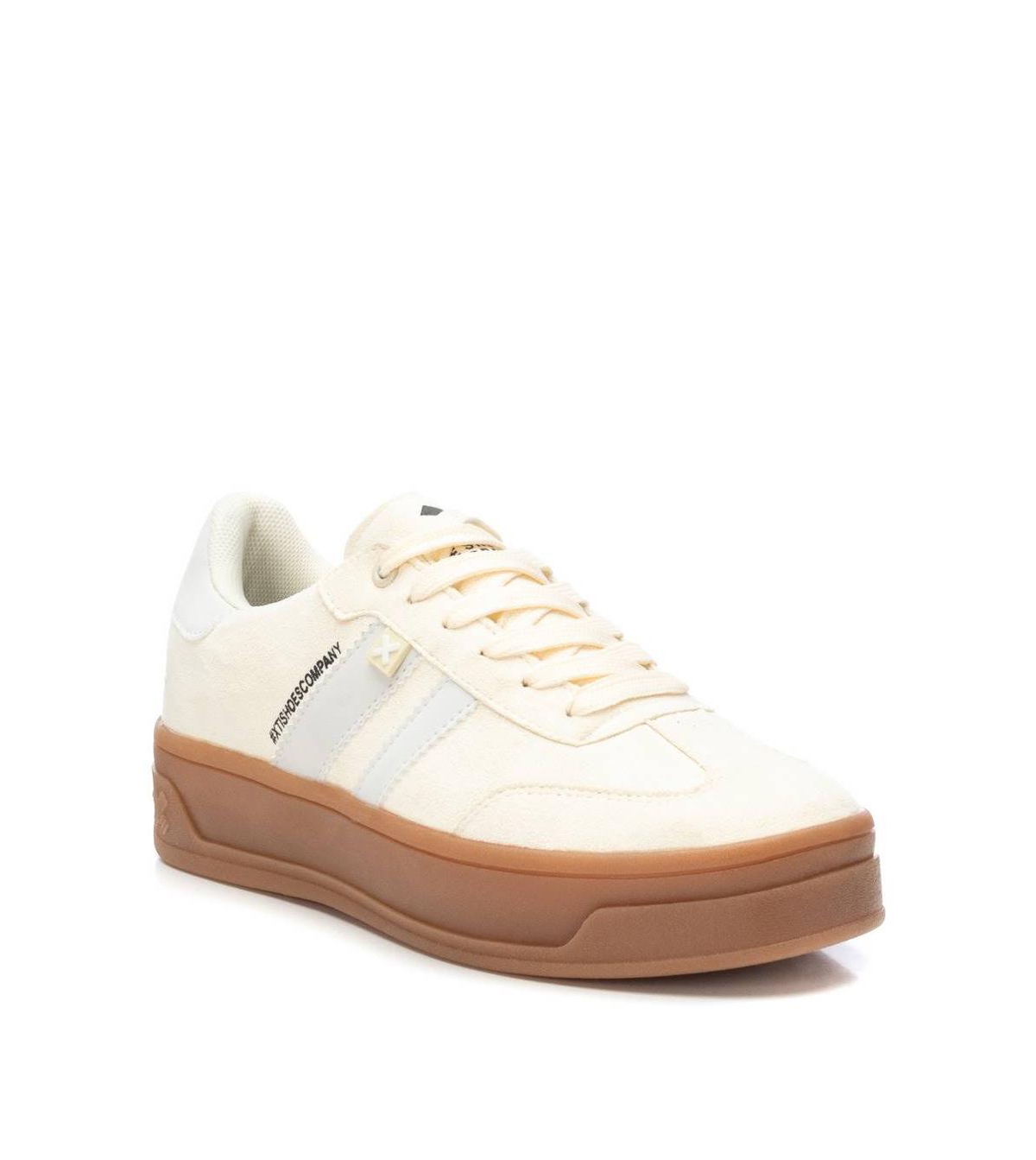 Click here for Womens Casual Suede Sneakers By Xti - White prices