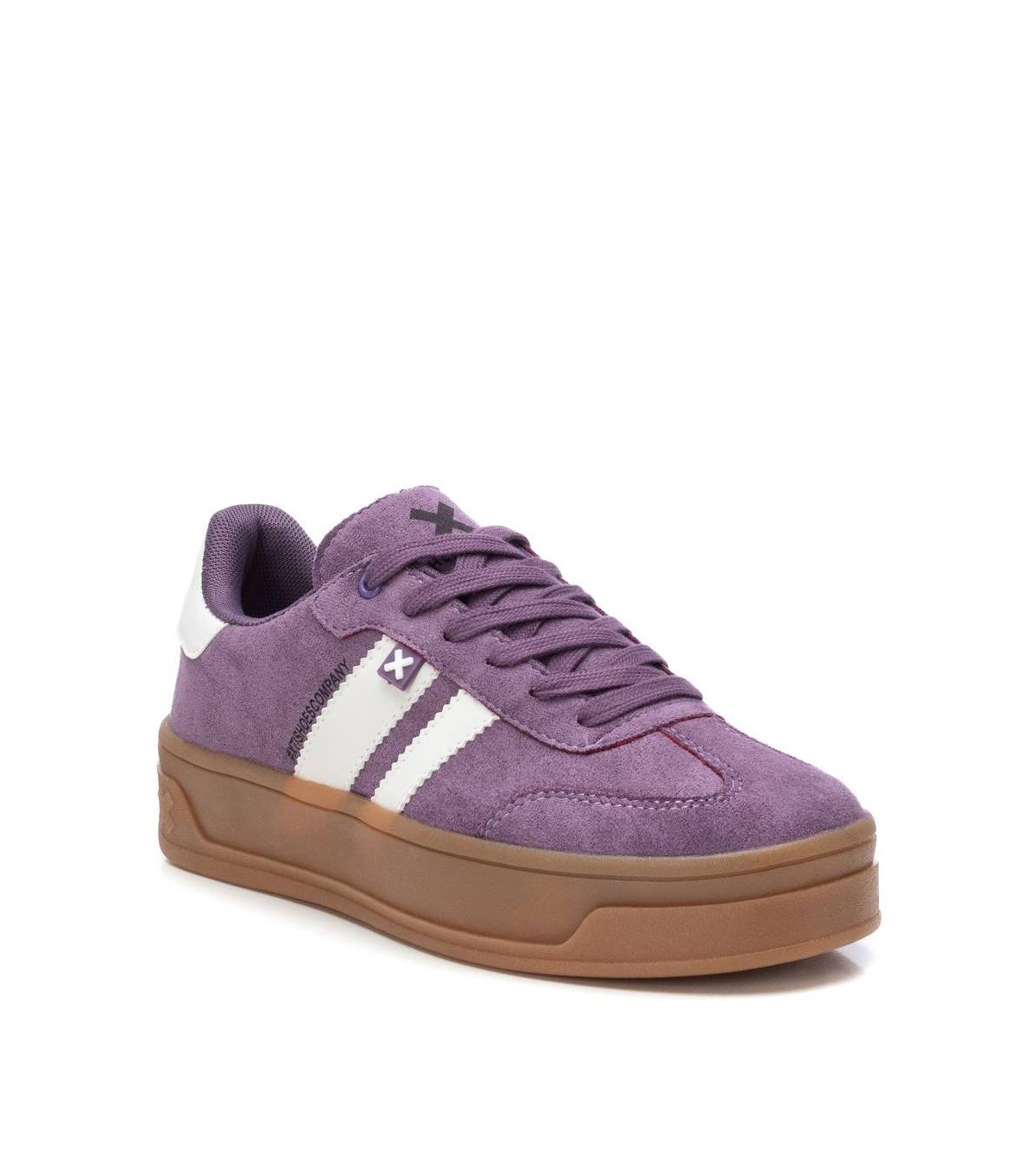 Click here for Womens Casual Suede Sneakers By Xti - Lilac prices