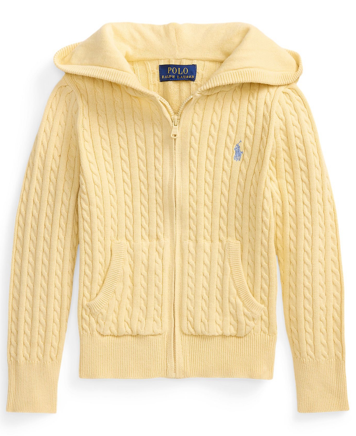 Click here for Polo Ralph Lauren Girls 2T-6X Mini-Cable Full-Zip... prices