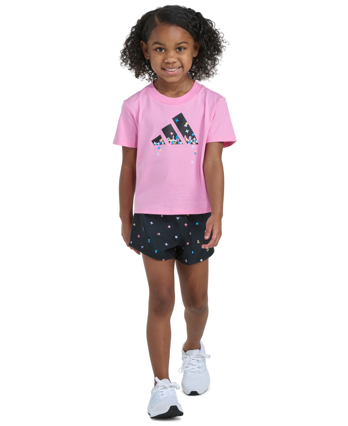 Click here for adidas Girls 2T-6 Short-Sleeve T-Shirt and Printed... prices