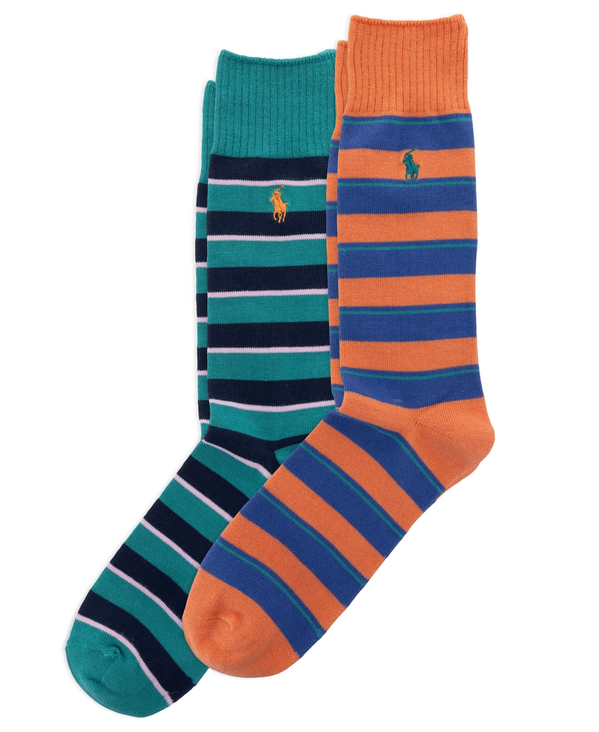 Click here for Polo Ralph Lauren Mens Multi Stripe Crew Socks  2-... prices