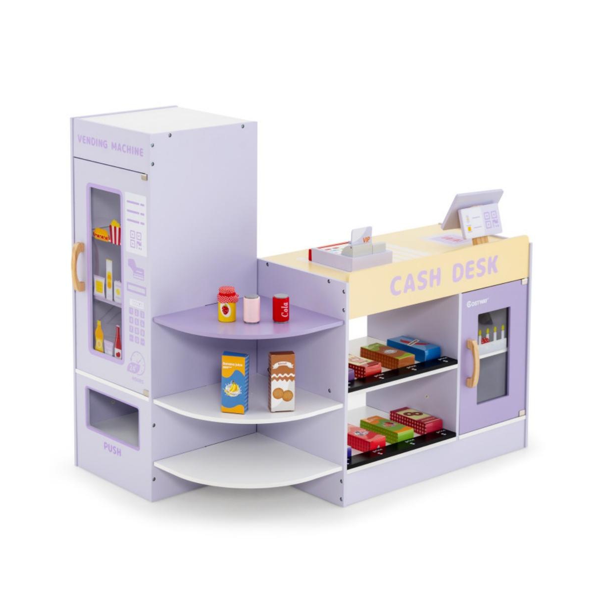 Click here for Hongge Kids Wooden Supermarket Play Set with Check... prices